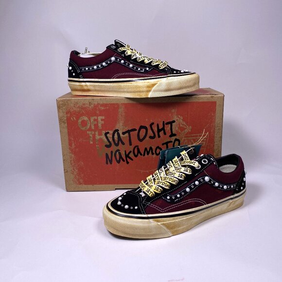Vans | Shoes | Vans X Satoshi Nakamoto Old Skool Reissue 36 Port Royal ...